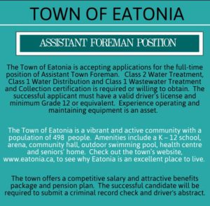 Town of Eatonia – Our progressive town is about its people