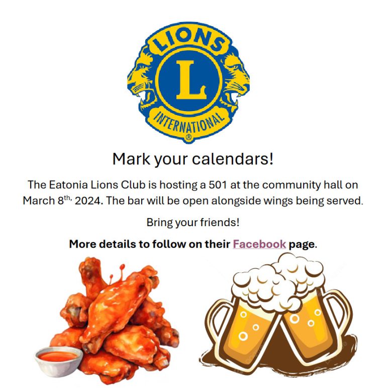 Eatonia Lions Club – Town of Eatonia